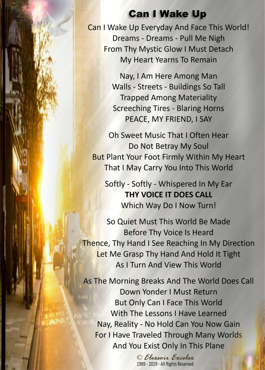 Spiritual Poetry – “The Call of the Living Light” - 1989 Transformation ...